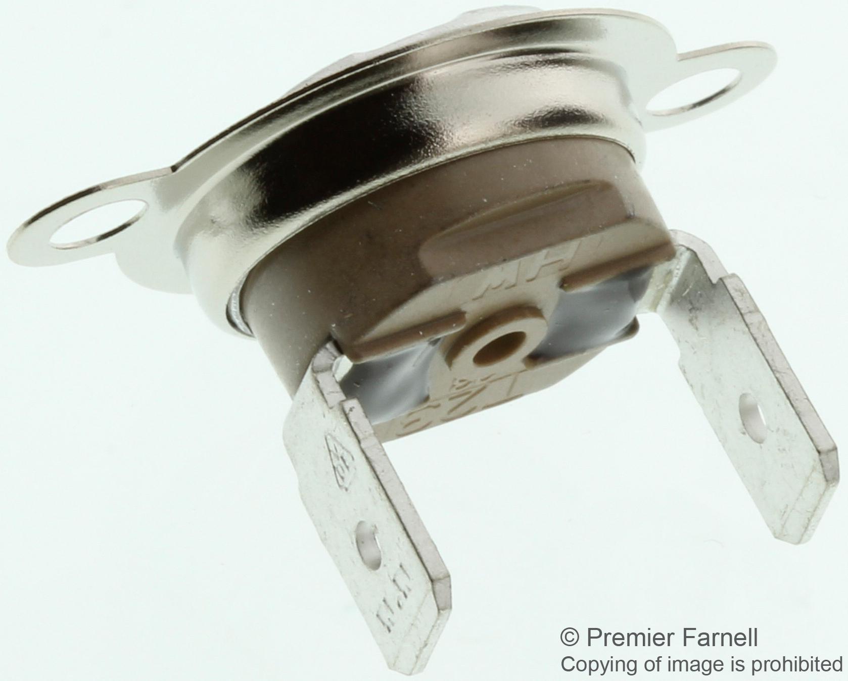 T23B070ASR2-15 - MULTICOMP - THERMAL SWITCH, NO, 70°C