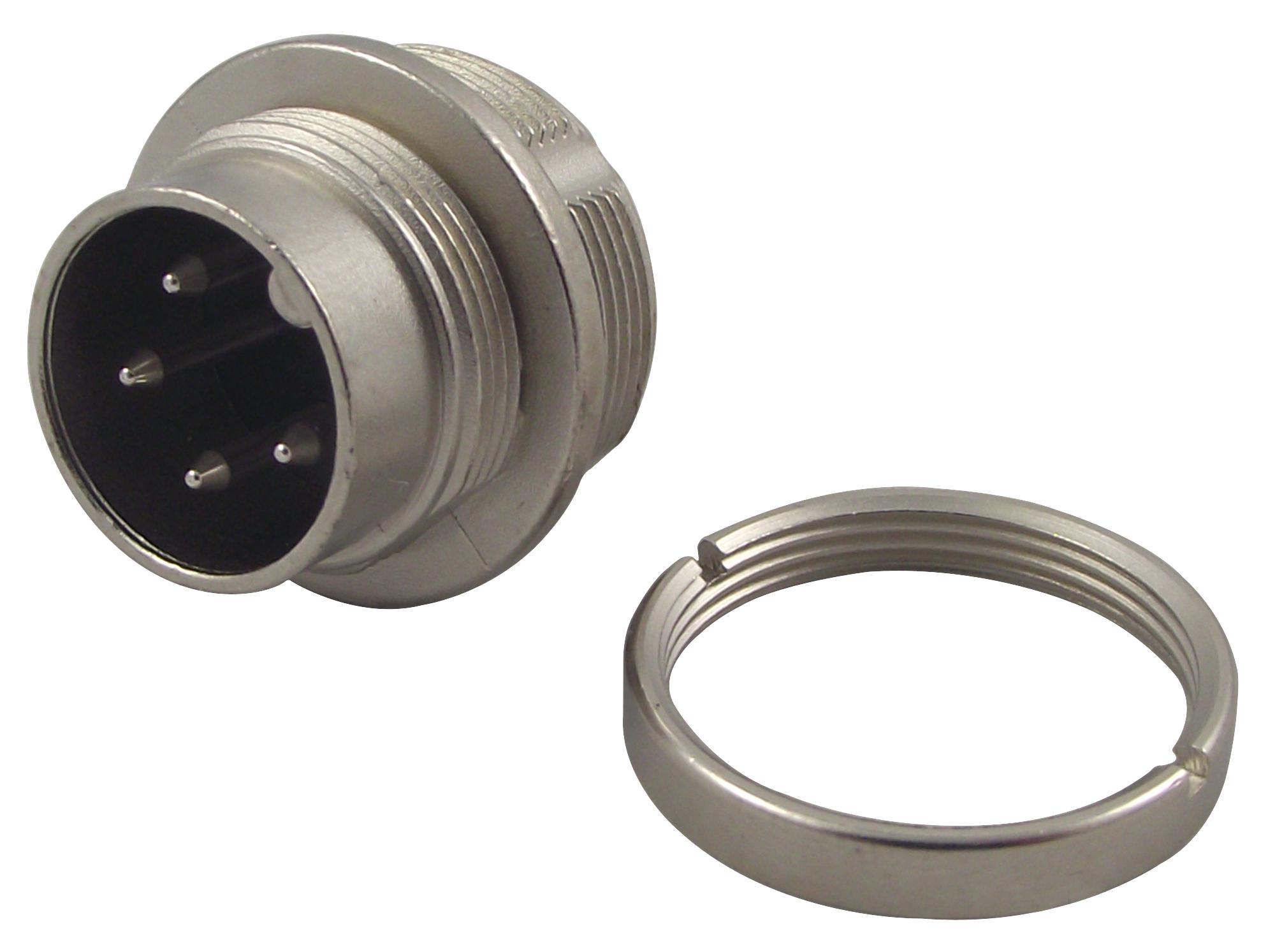 09 0111 00 04 - Binder - Circular Connector, 723 Series, Receptacle