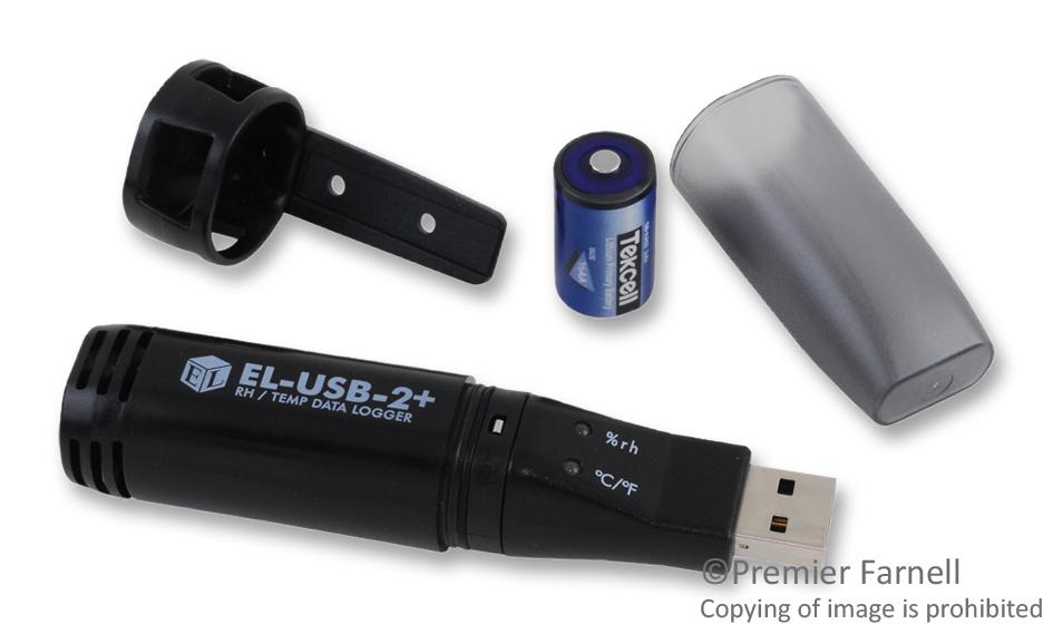 EL-USB-2+ - Lascar - DATA LOGGER, 0 - 100%RH, -35DEG - +80DEG