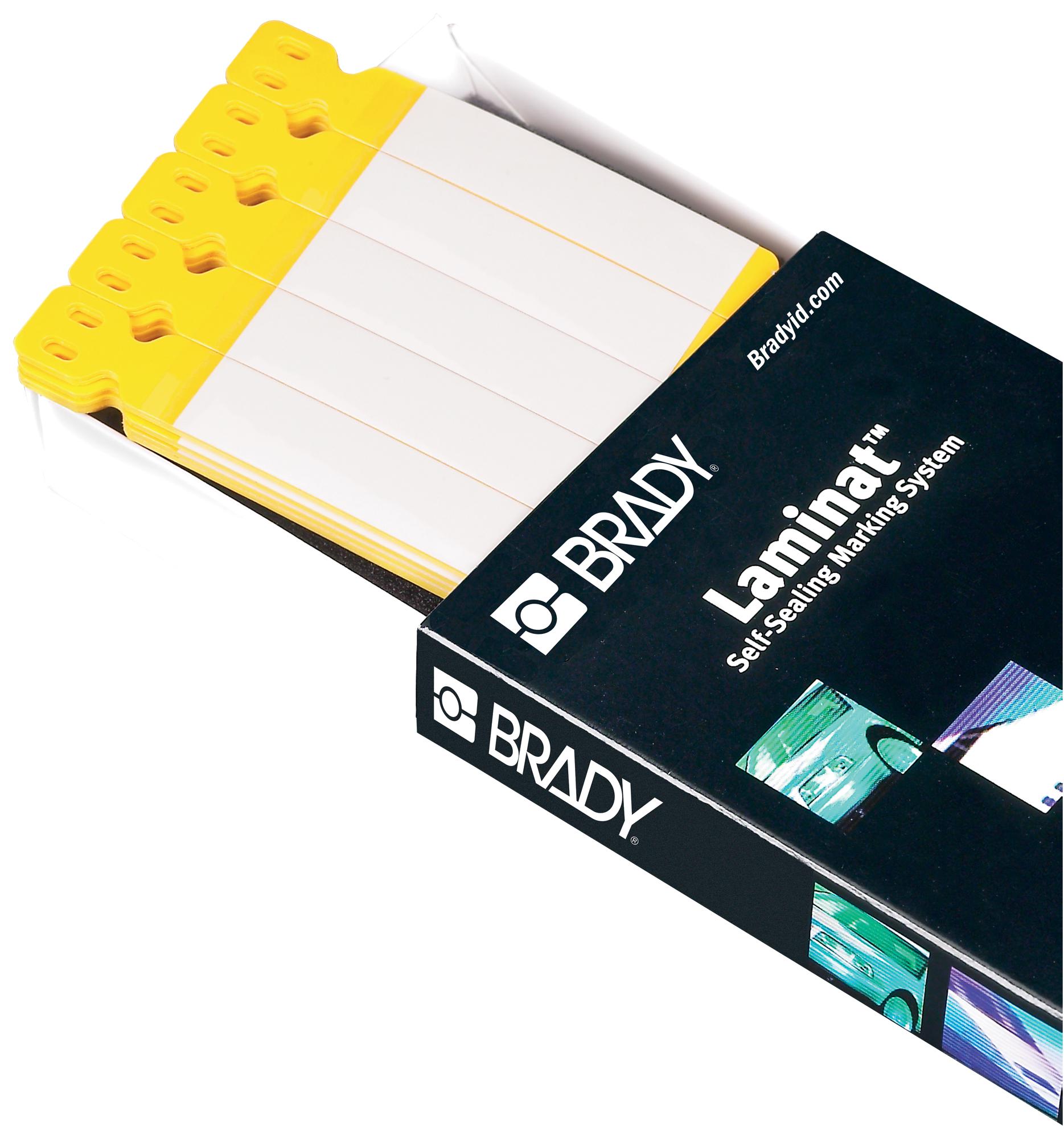 LC-103X15-B7644 - Brady - CARRIER, LABEL, YEL