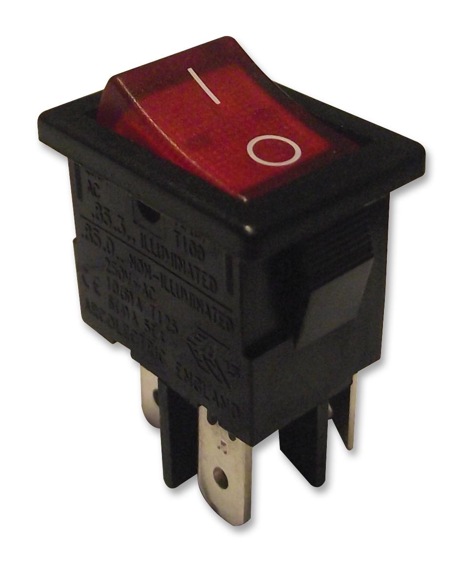 H8553VBNACB - Arcolectric (bulgin Limited) - Rocker Switch, DPST, On-Off