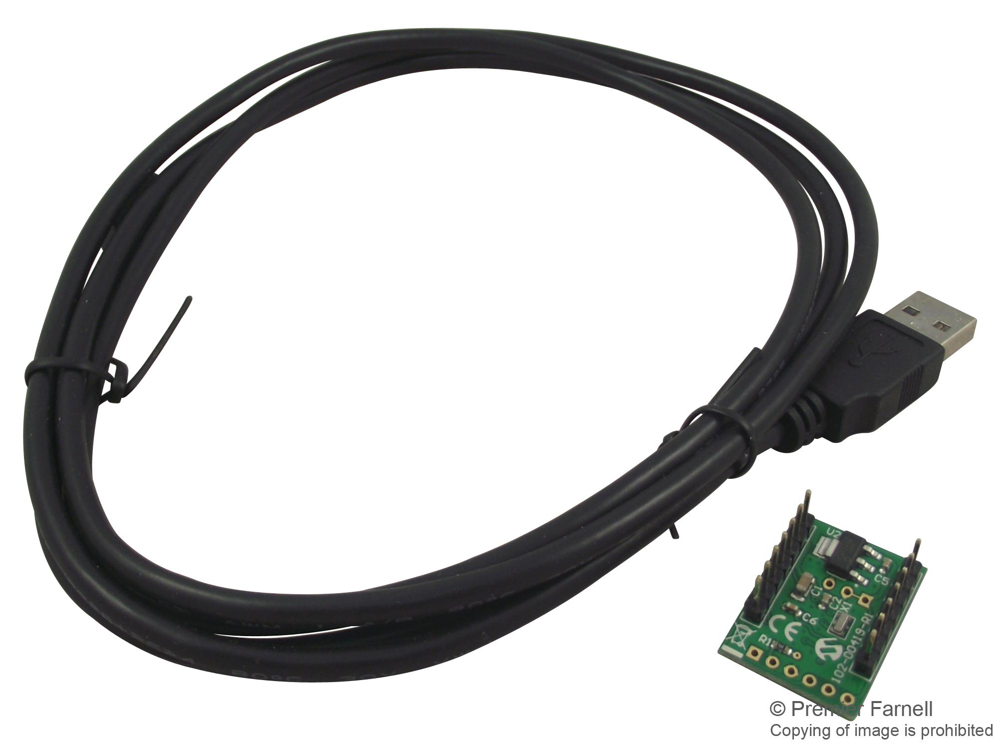 ADM00419 - Microchip - MCP2210, USB TO SPI, BREAKOUT MODULE