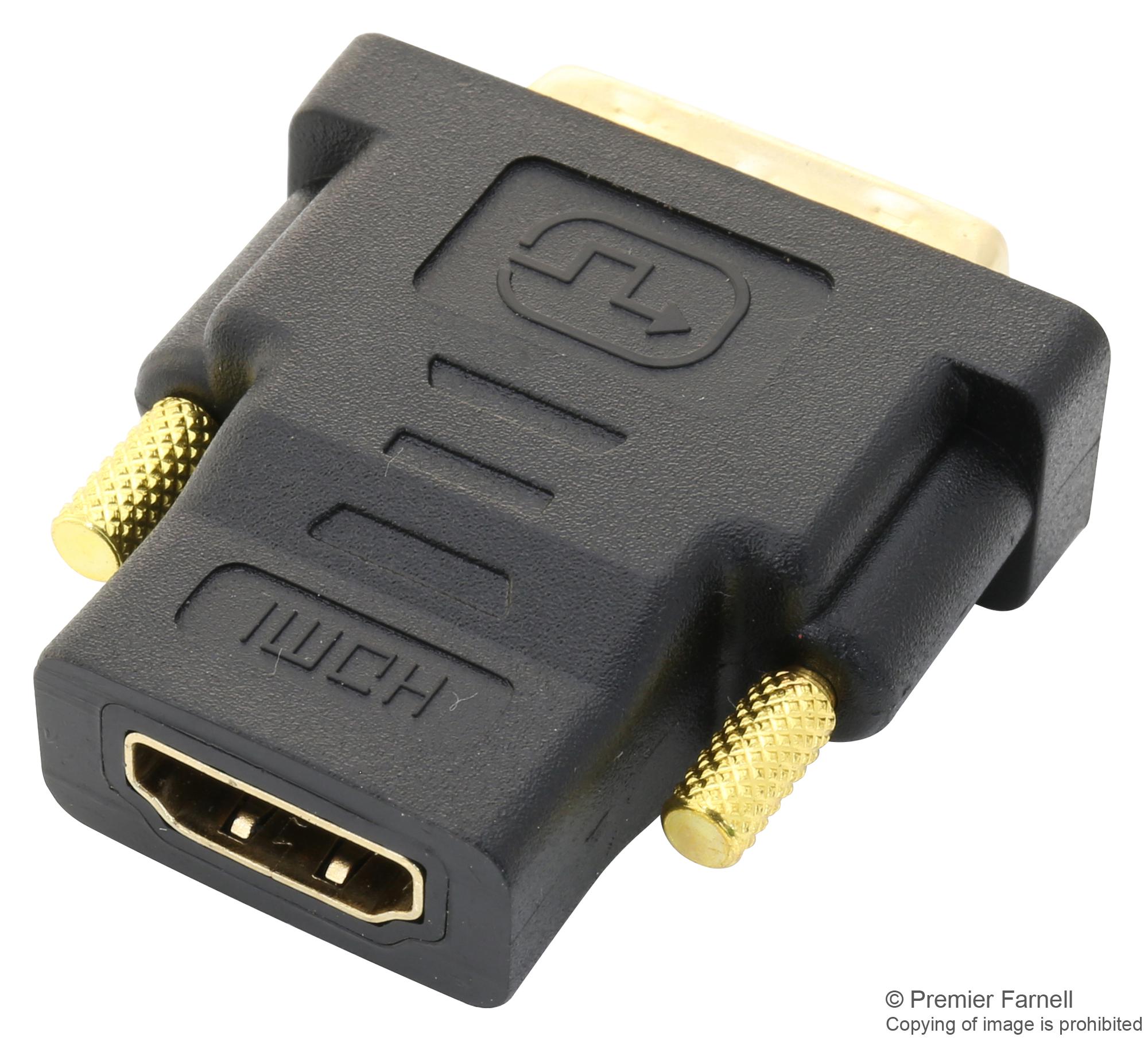 12.03.3116 - Roline - DVI to HDMI Audio / Video Adaptor, HDMI ...