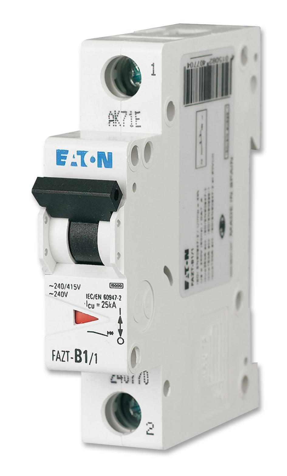FAZ6-C10/1 - Eaton Moeller - MINIATURE CKT BREAKER, 1P, 10A