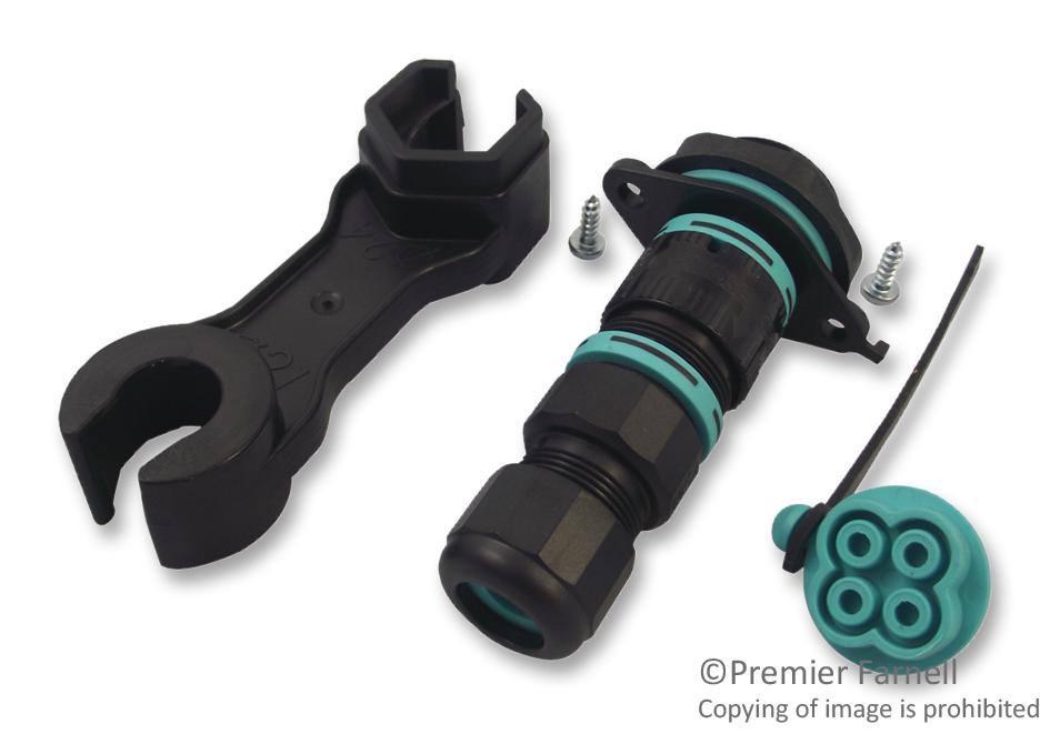 THB.387.C4A.R - Hylec - Circular Connector, TH387 Series, Plug