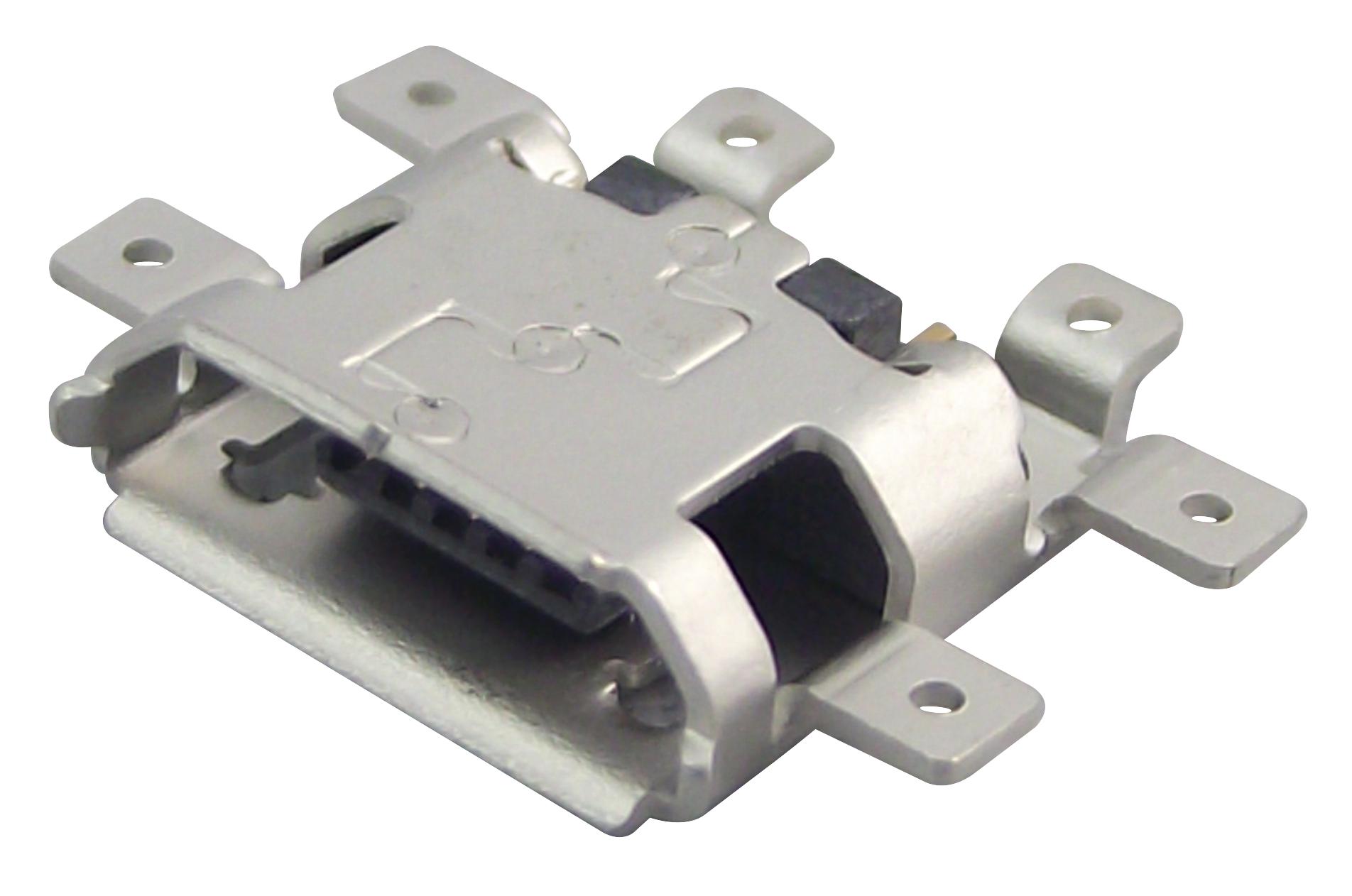 47491-0001 - Molex - USB CONN, 2.0, MICRO USB TYPE B