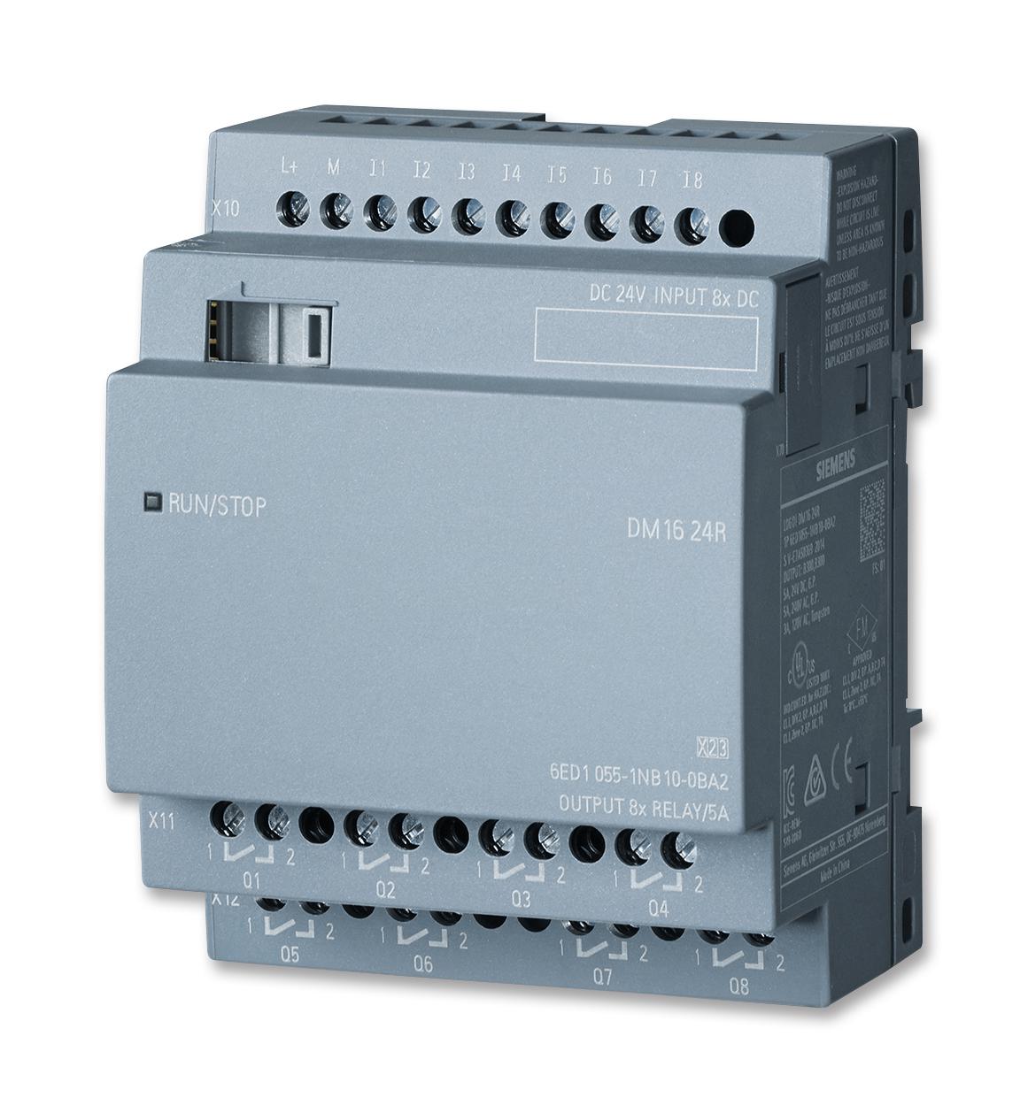 6ED1055-1NB10-0BA2 - Siemens - EXPANSION MOD, LOGO DM16, 8 I/P