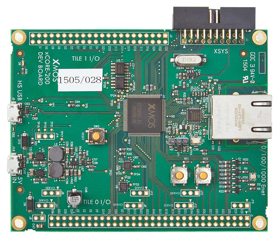 XK-EVK-XE216 - Xmos - EVALUATION BOARD, MULTICORE MCU