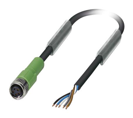 1404473 - Phoenix Contact - SENSOR CORD, 5P, M8 RCPT-FREE END