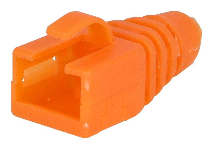 RJ45SRB-RET-O - Mh Connectors - STRAIN RELIEF BOOT, RJ45 CONN, ORANGE