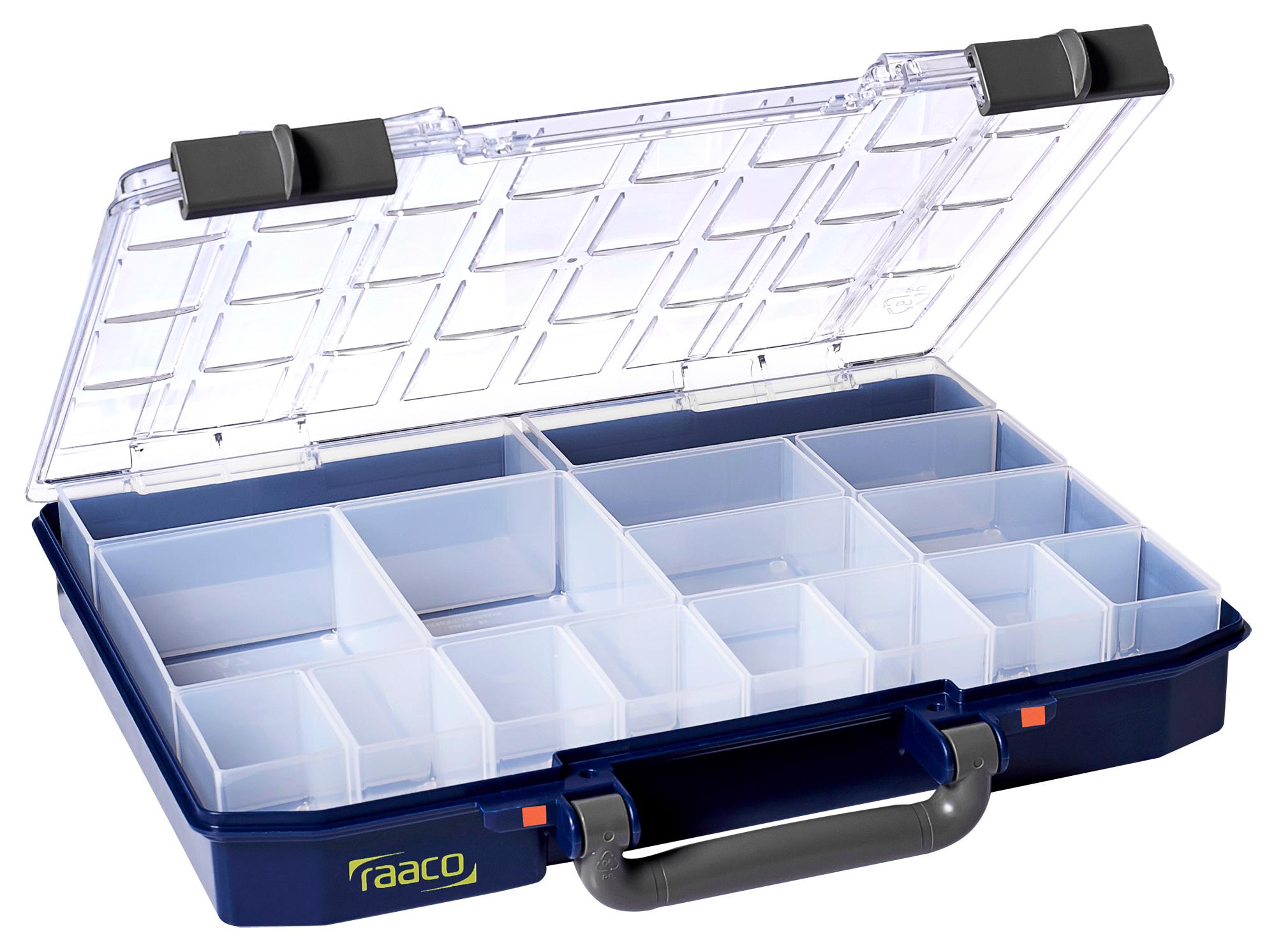 143615 PROMO - Raaco - BOX, 16 CELL, 278 X 57 X 337MM