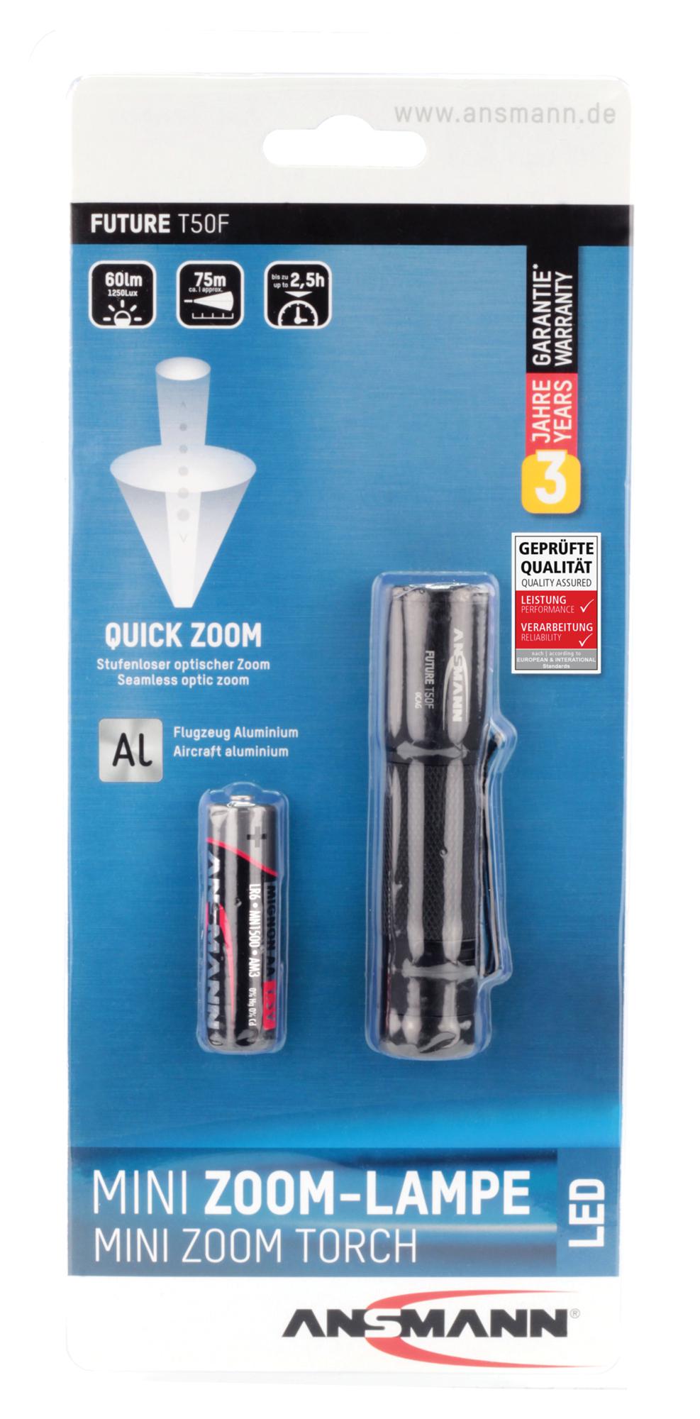 1600-0159 - Ansmann - TORCH, T50F, HAND HELD