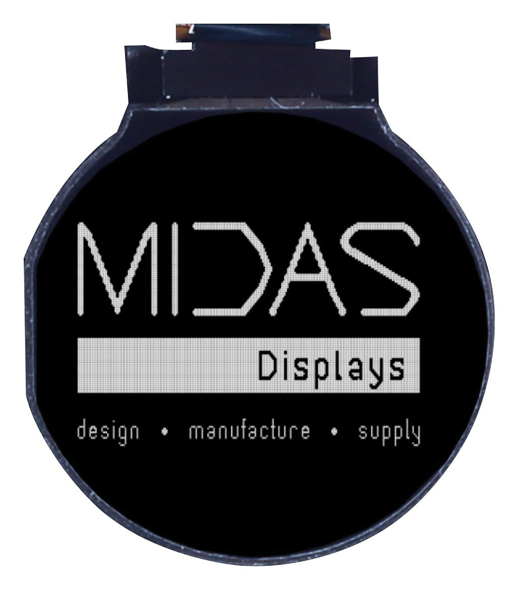 MCOT128128RV-WM - Midas Displays - DISPLAY, OLED, TAB