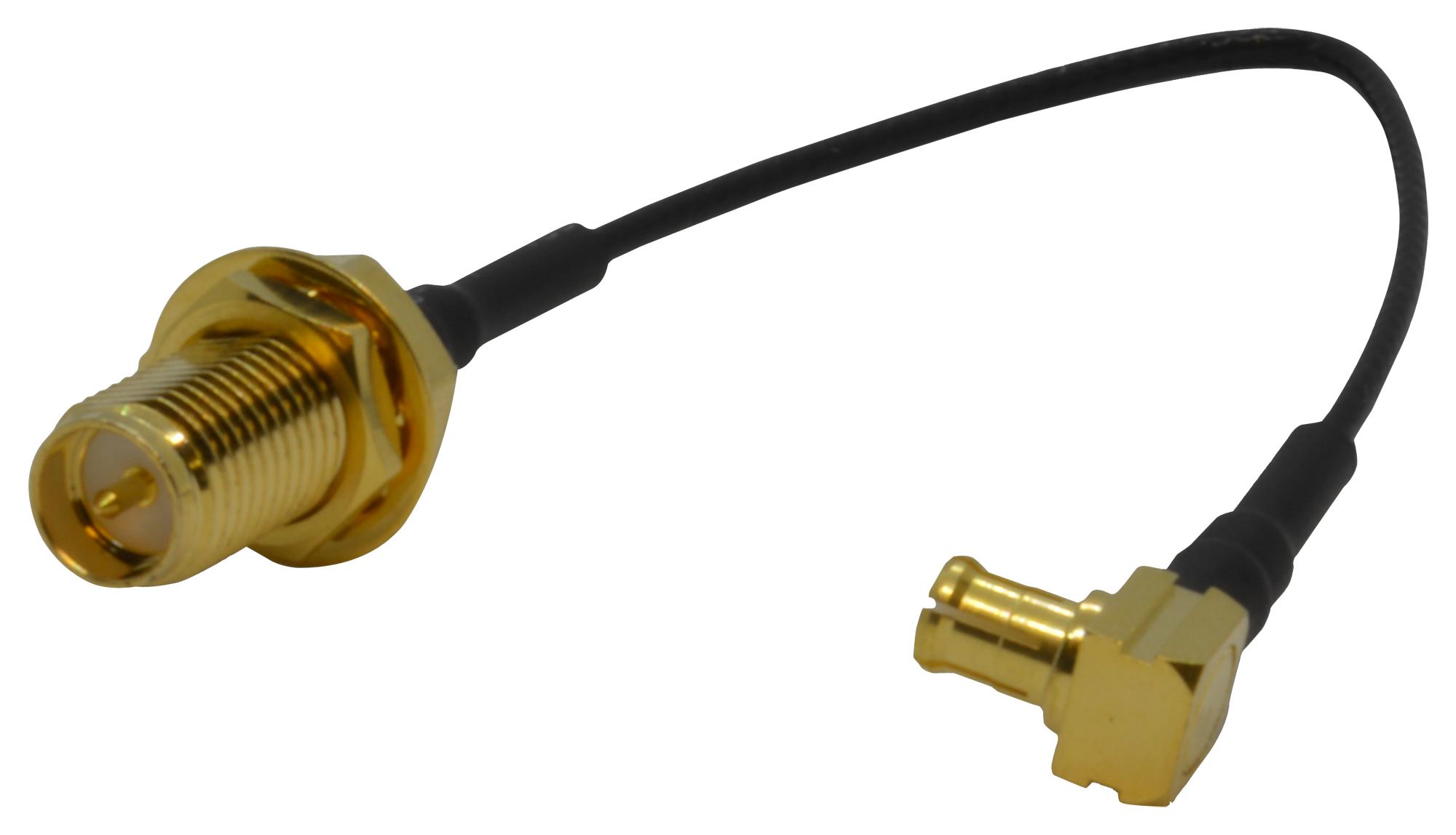 MC001899 - Multicomp Pro - RF COAX, SMA RP JACK-MCX PLUG, 100MM
