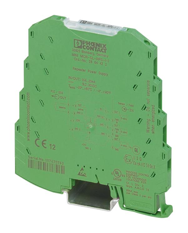 2864422 - Phoenix Contact - O/P ISOLATOR, 1-CH, CURRENT