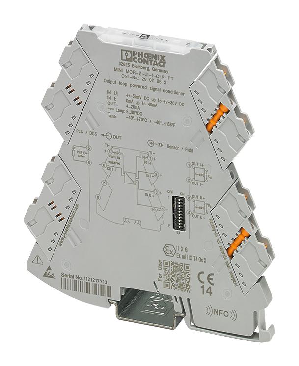2902063 - Phoenix Contact - LOOP-POWERED ISOLATOR, 1CH, CURRENT/VOLT