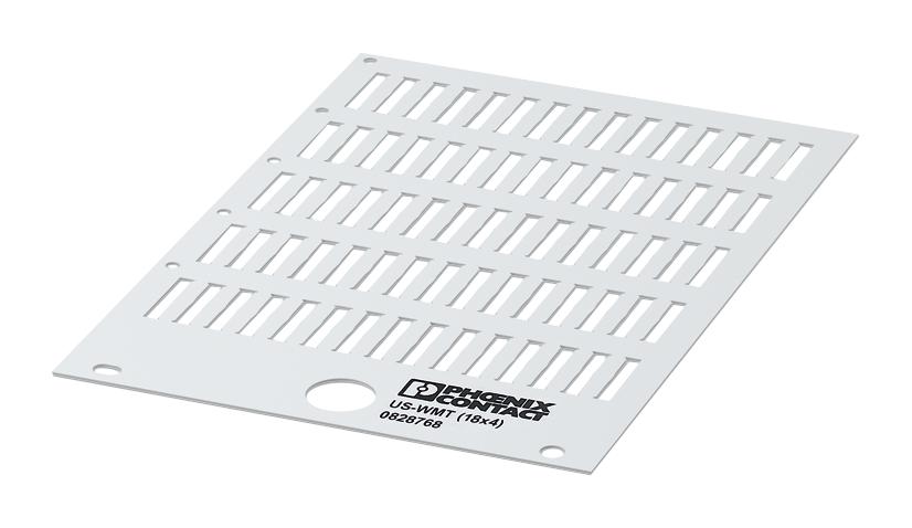 828768 - Phoenix Contact - CONDUCTOR MARKER, PVC, 4MM X 18MM