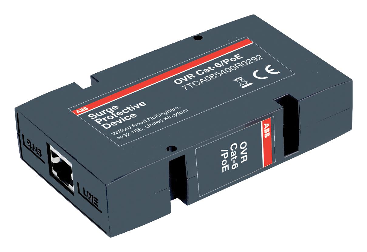 OVR CAT-5E - Abb - Soule - ENET SURGE PROTECTOR, 1PORT, PANEL