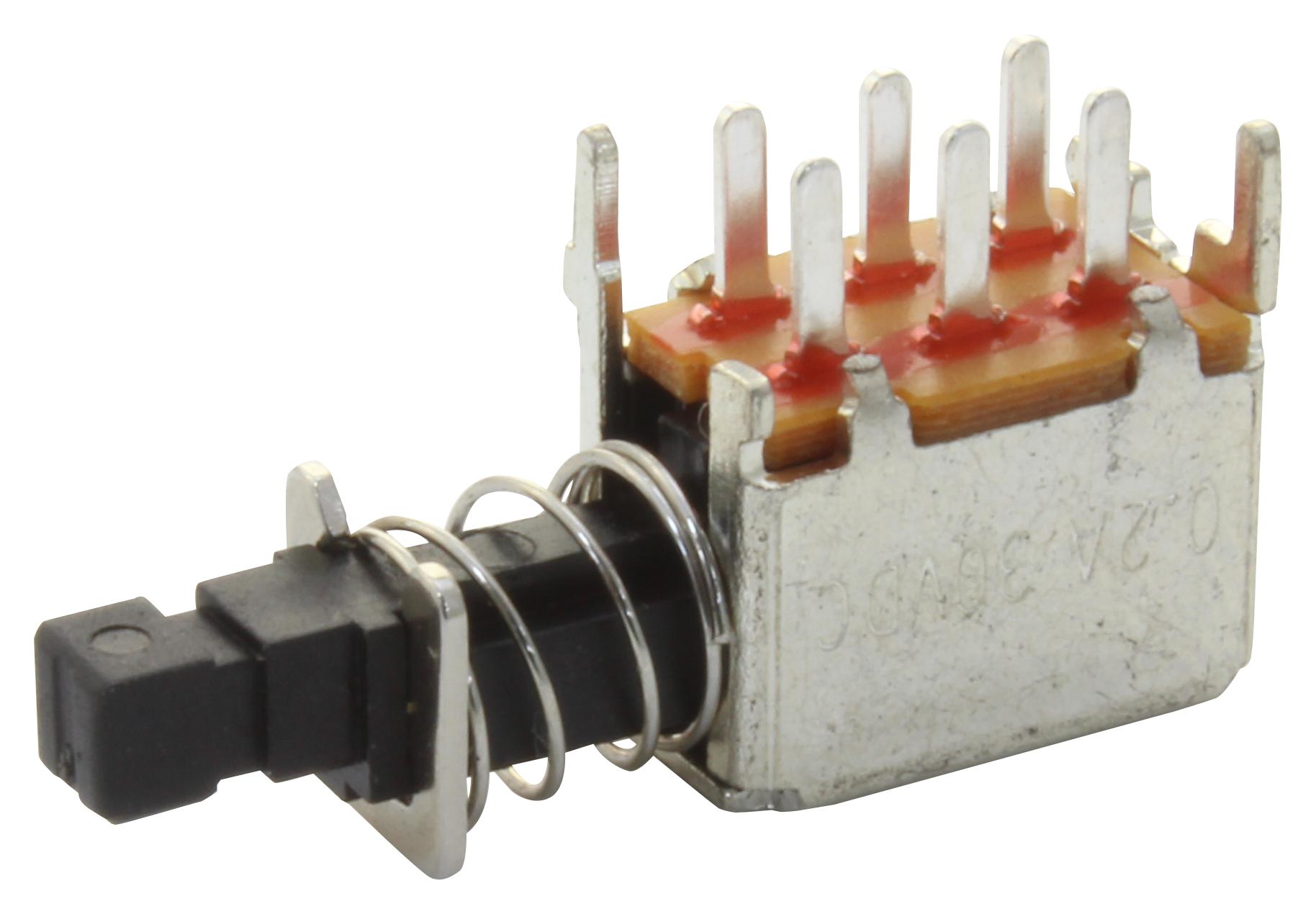 PN21LENA03QE - C&k Components - PB SWITCH, DPDT, 0.2A