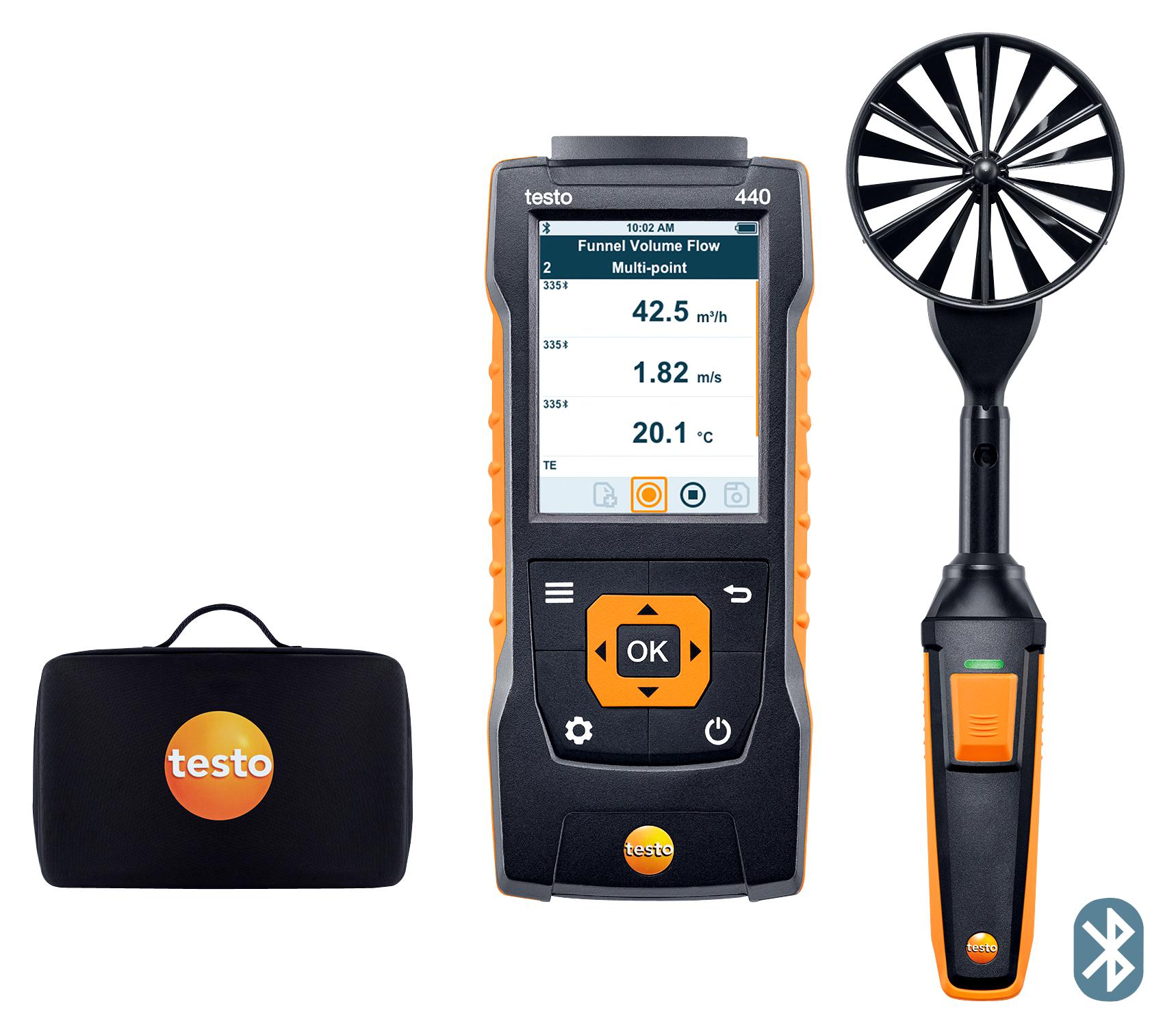 0563 4403 - Testo - 100 MM VANE KIT WITH BT, 0.3M/S TO 35M/S