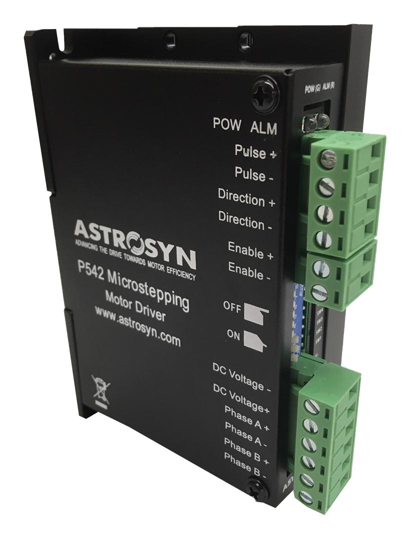 P542 - Astrosyn - MICROSTEPPING DRIVER, 2&4-PH, 20-50VDC