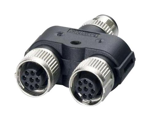 1054341 - Phoenix Contact - SENSOR SPLITTER, 8P, M12 PLUG-2XM12 RCPT