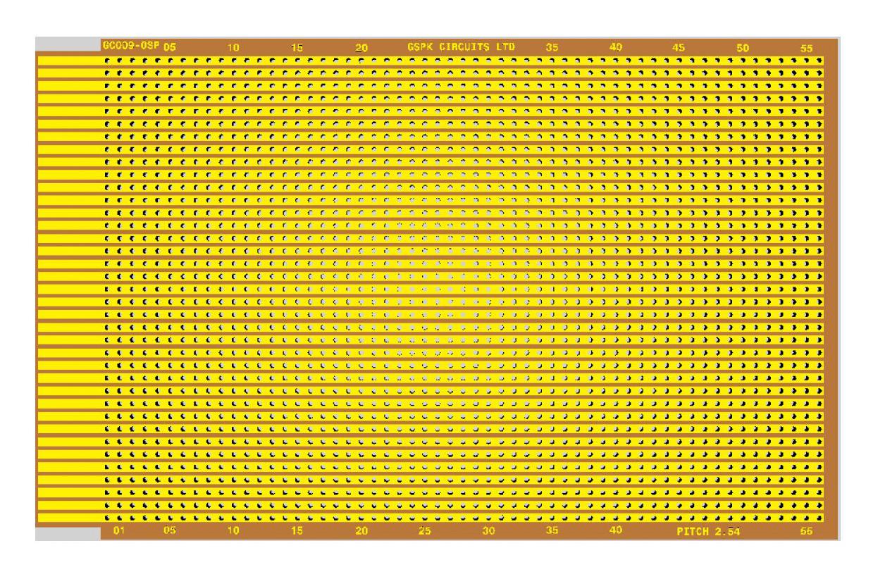 GC009-OSP - Gspk Circuits - PROTOTYPING BOARD, FR2, 100MM X 160MM ROHS ...
