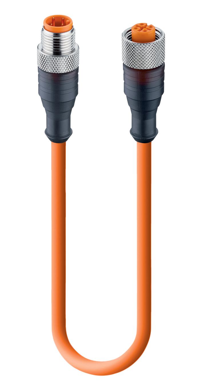 RST 4-RKT 4-251/3 M - Lumberg Automation - SENSOR CORD, 4P M12 PLUG-M12 ...