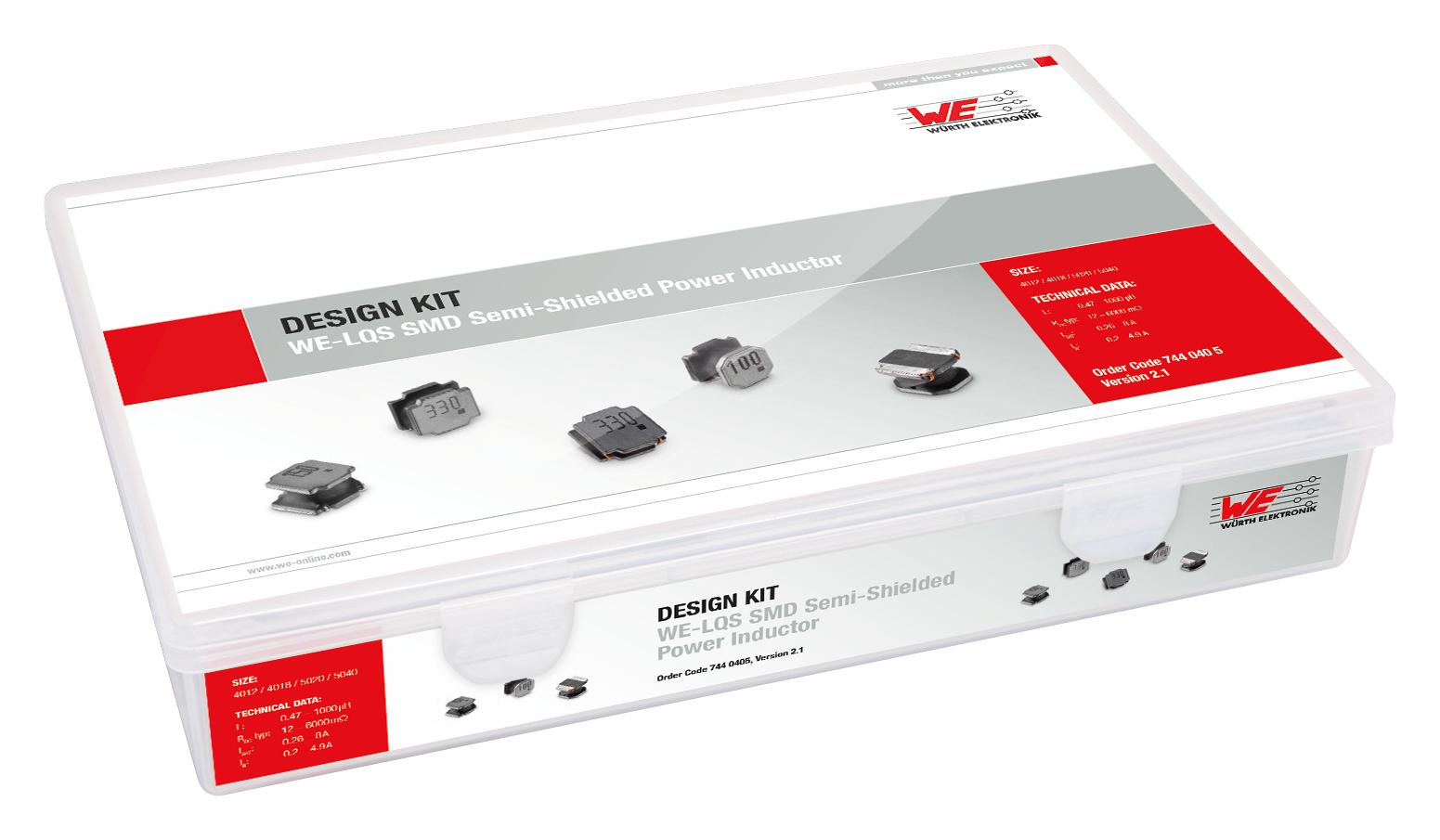 7440405 - Wurth Elektronik - POWER INDUCTOR KIT, SMD ROHS COMPLIANT: YES