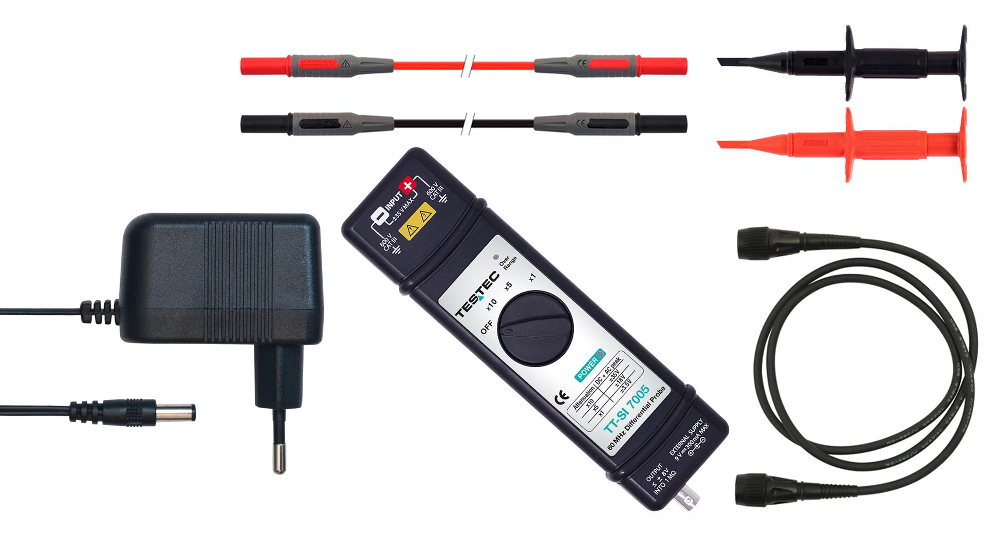 TT-SI 7005 - Testec - ACTIVE DIFFERENTIAL PROBE, 60MHZ, OSC ROHS ...