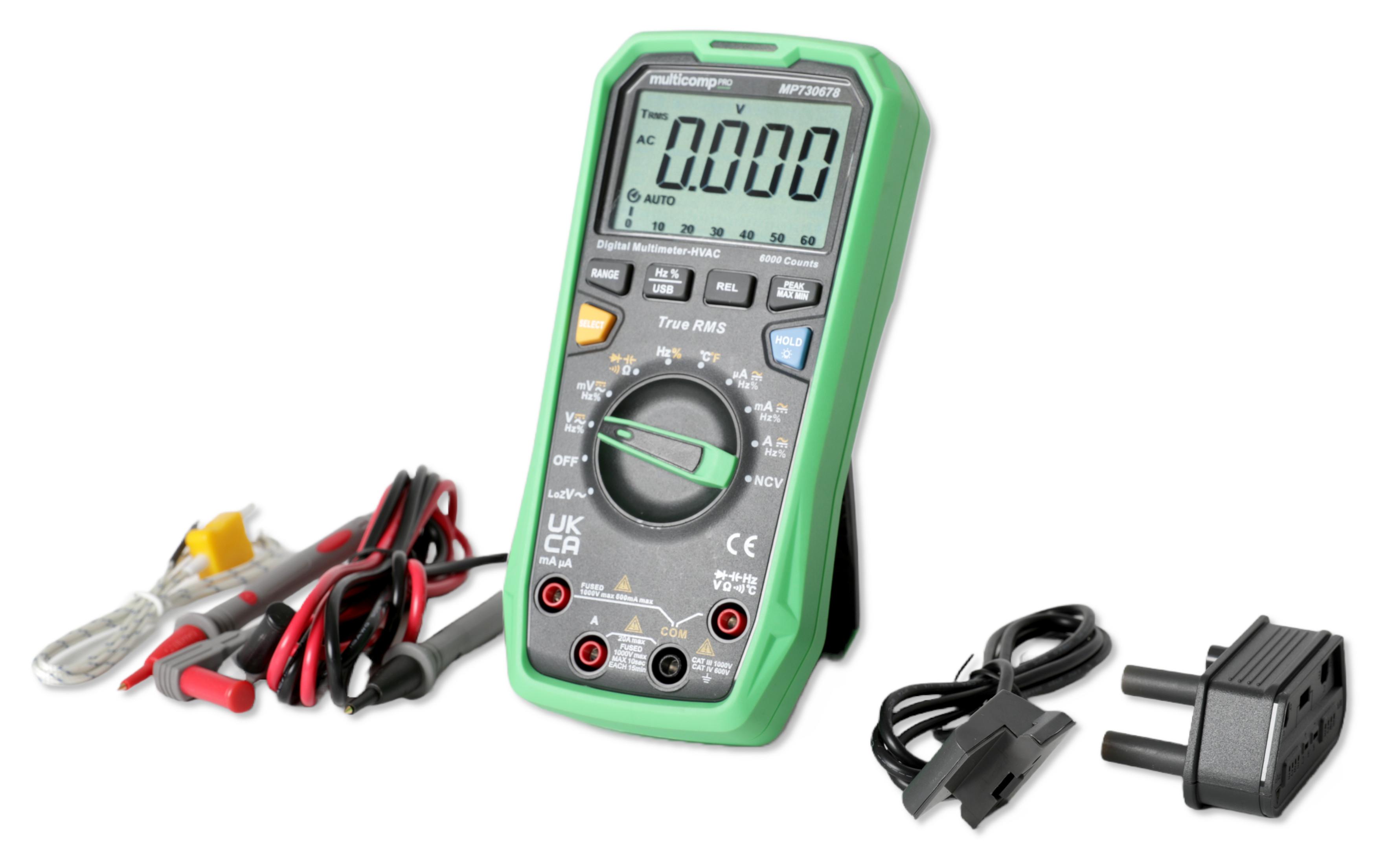 MP730678 - Multicomp Pro - DMM, TRUE RMS, 20A