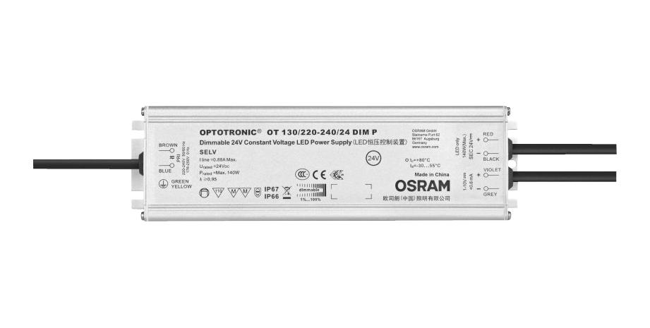 OT-130/220-240/24-DIM-P - Osram - LED DRIVER/PSU, CONSTANT VOLT, 130W ...