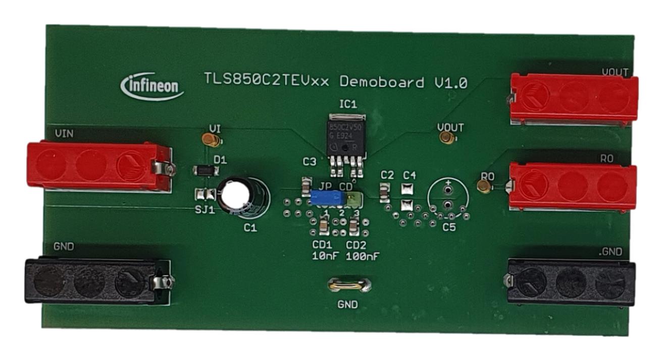 TLS850C2TEV33BOARDTOBO1 - Infineon - DEMO BOARD, LINEAR REGULATOR