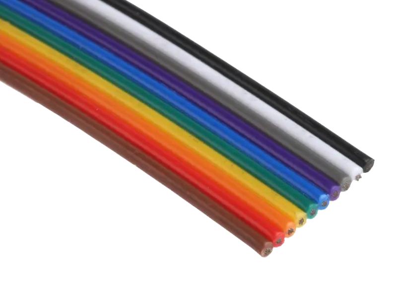 MP010764 - Multicomp Pro - FLAT RIBBON CABLE, 8CORE, 26AWG