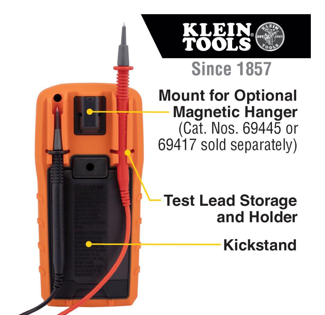 MM720 - Klein Tools - DIGITAL MULTIMETER, HH, TRMS