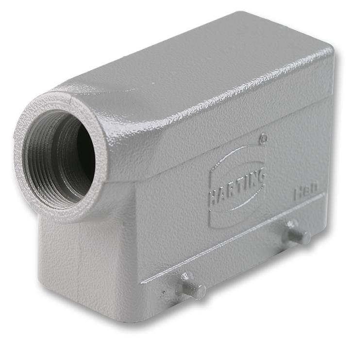 0930 016 1520 - Harting - Heavy Duty Connector Hood, PG21 Side Entry, 4 Pegs