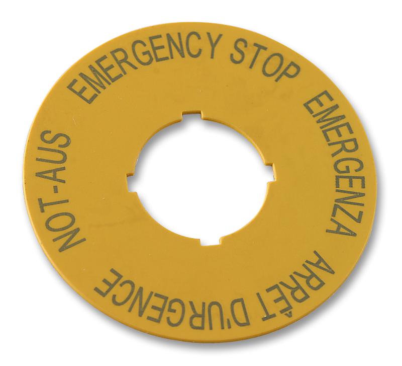 M22-XBK1 - Eaton Moeller - LABEL, EMERGENCY STOP RMQ TITAN SERIES