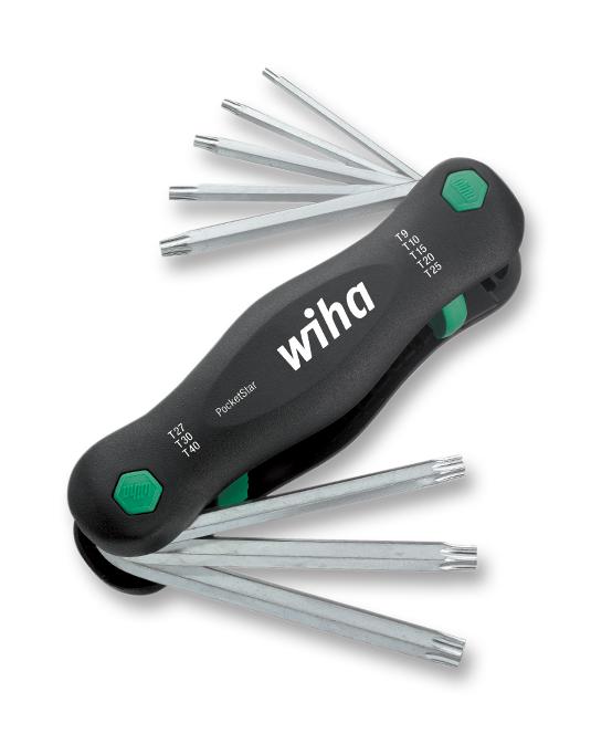 23047. - Wiha - TORX BIT SET, FOLD UP, 8PC