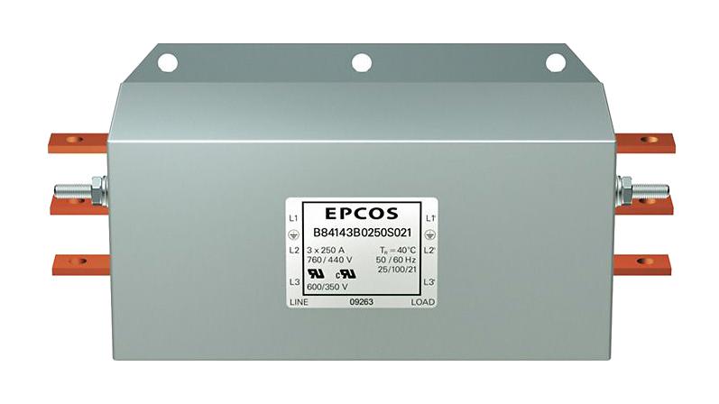 B84143B0400S020 - Epcos - POWER LINE FILTER, 3-PH, 400A