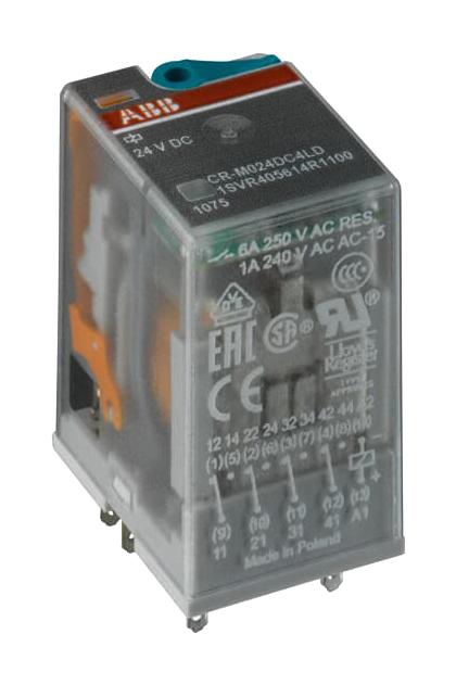1SVR405618R1000 - Abb - POWER RELAY, SPDT, 6A