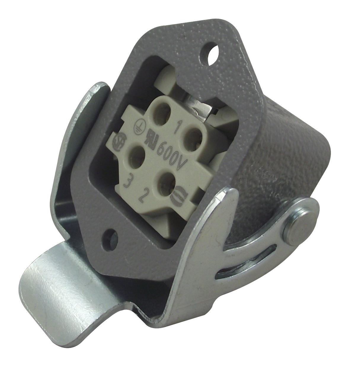 66 30 226 001500 - Harting - Rectangular Power Connector, Bulkhead ...