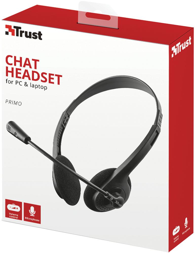 21665 - Trust - PRIMO CHAT HEADSET FOR PC AND LAPTOP ROHS COMPLIANT: YES