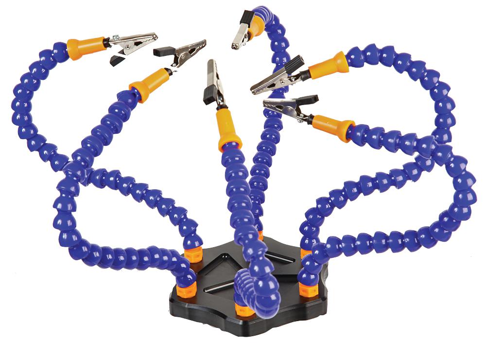 D03419 - Duratool - HELPING HAND TOOL W/SIX ADJ ARM & CLIP ROHS ...