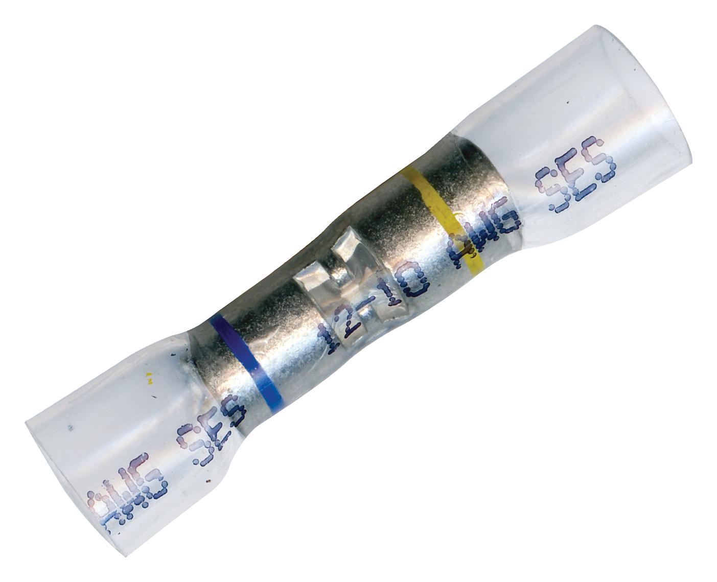 OSSB-14/25 - Multicomp - Butt Splice, Transparent, OSSB Series