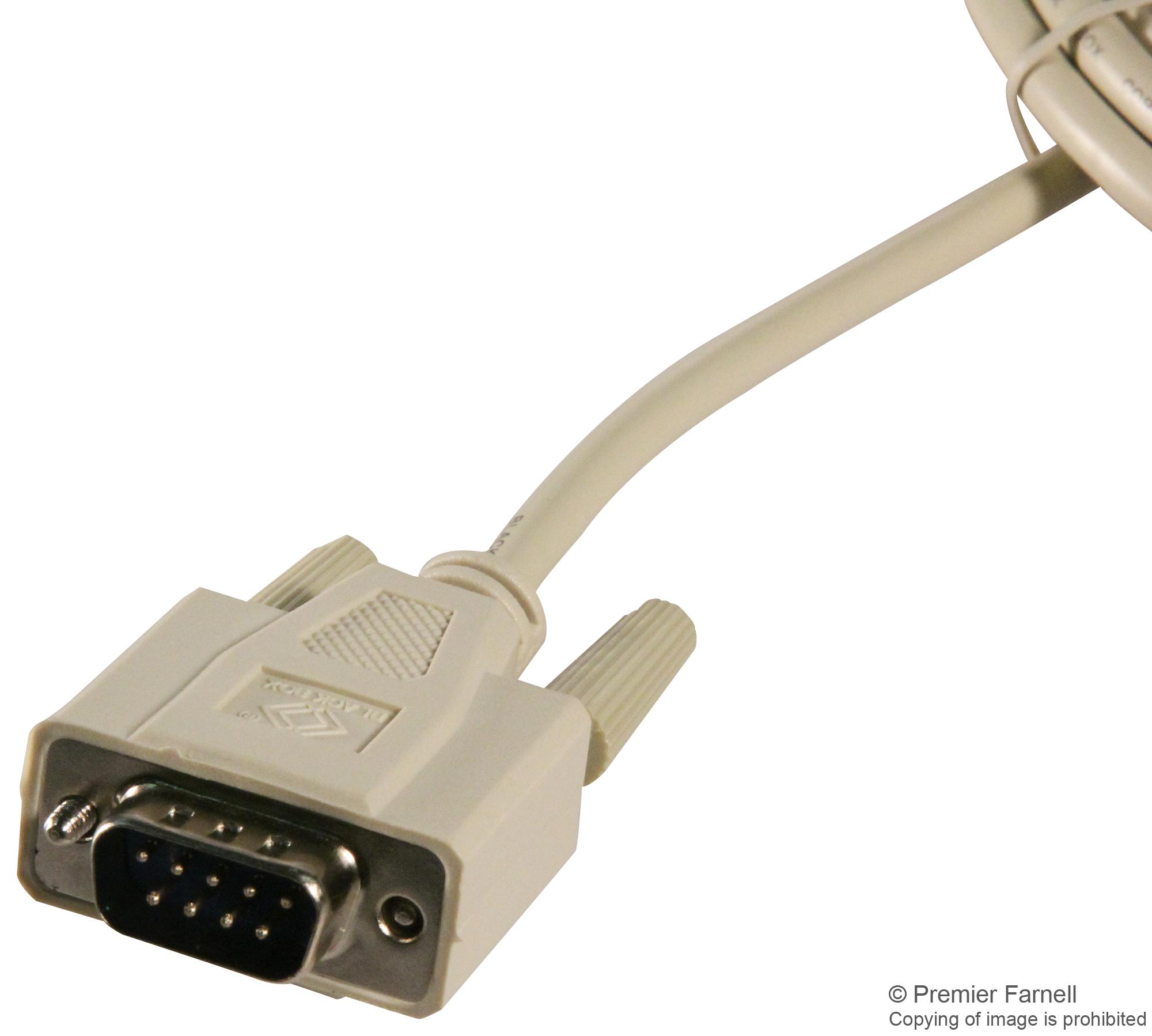BC00230 - Black Box - Computer Cable, D Sub 9 Position Plug, D Sub 9 ...