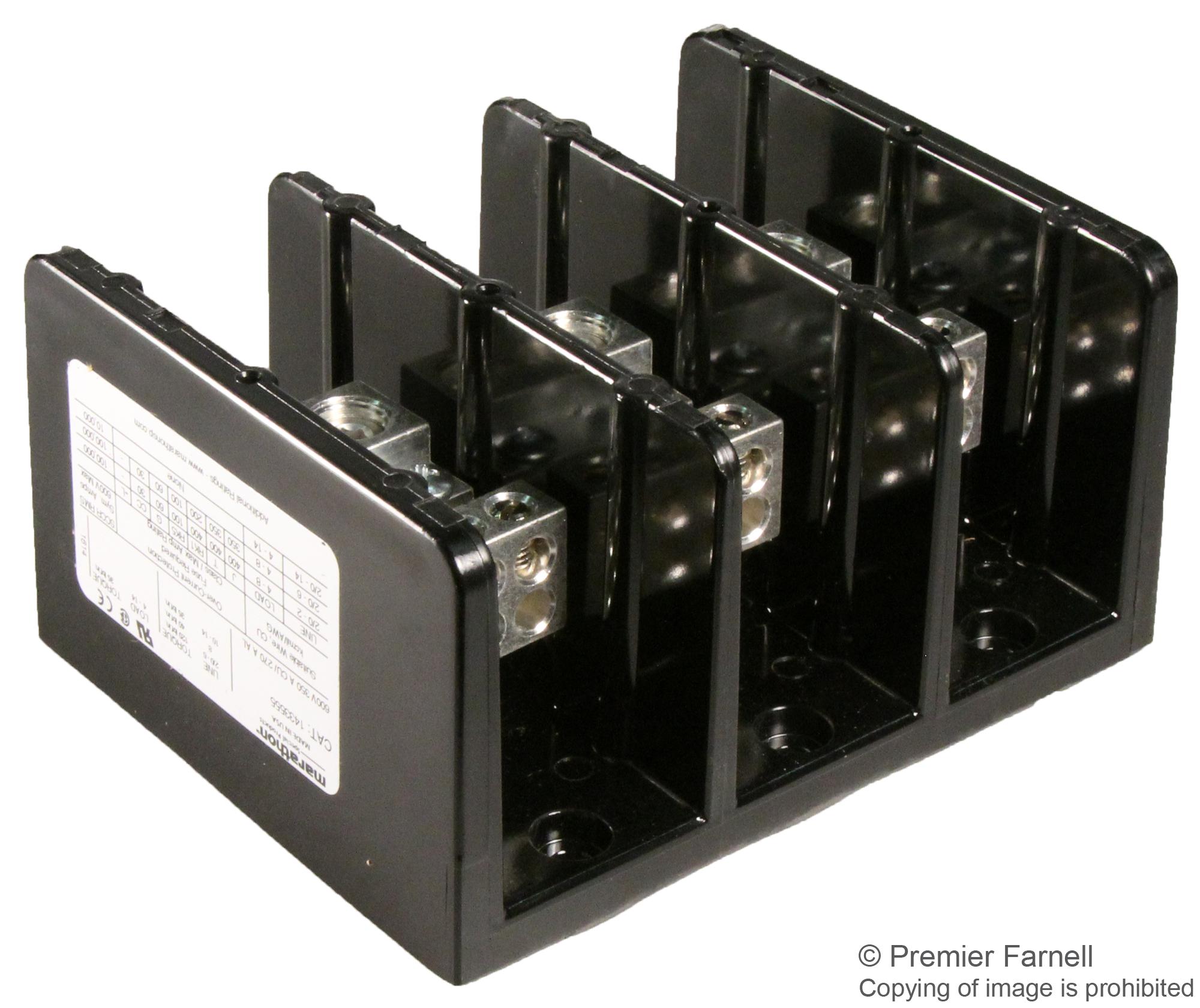 1433555 - Marathon Special Products - Panel Mount Barrier Terminal ...