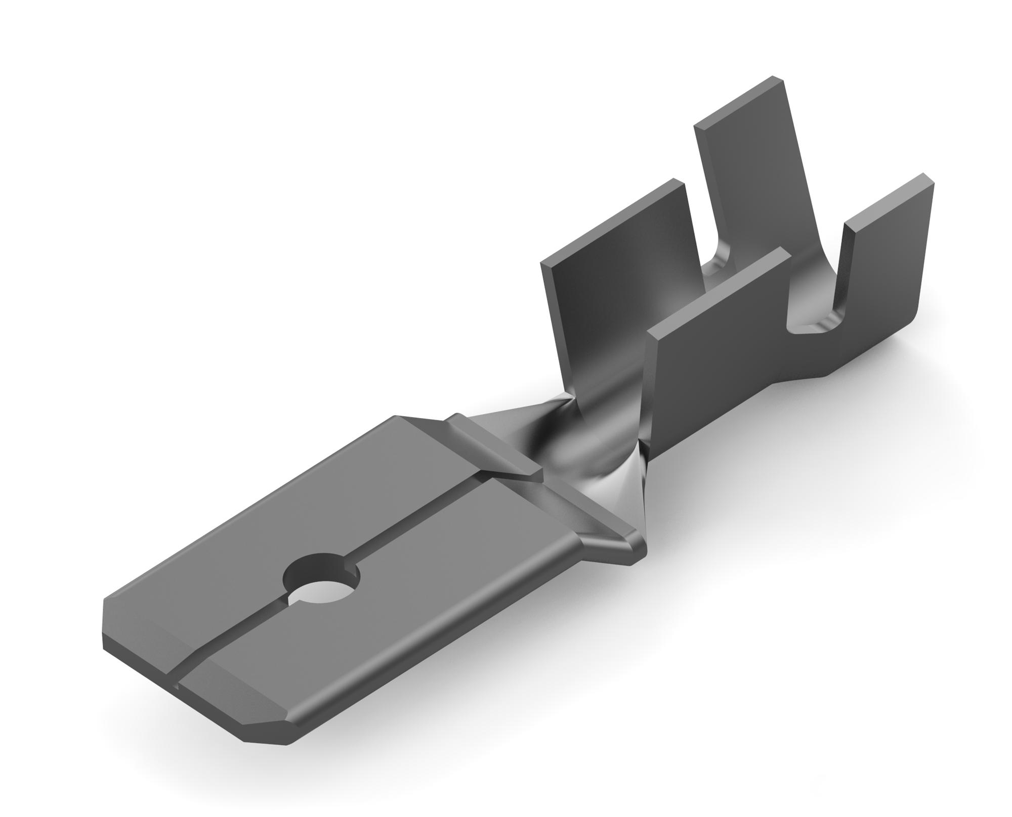 61281-3 - Amp - Te Connectivity - Quick Disconnect Terminal, FASTON 250 ...