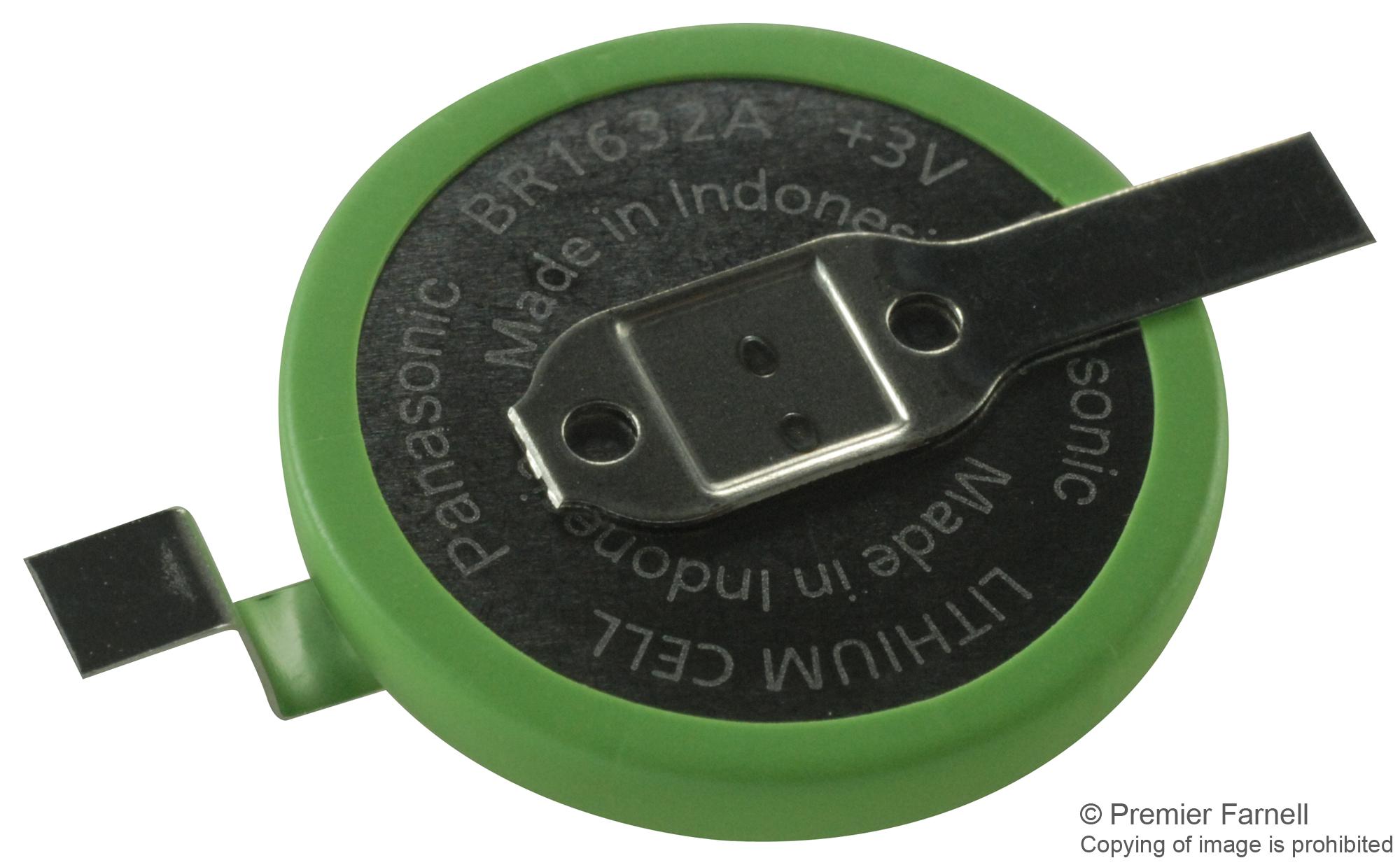 BR1632A/ FAN - Panasonic Batteries - Battery, 3 V, 1632