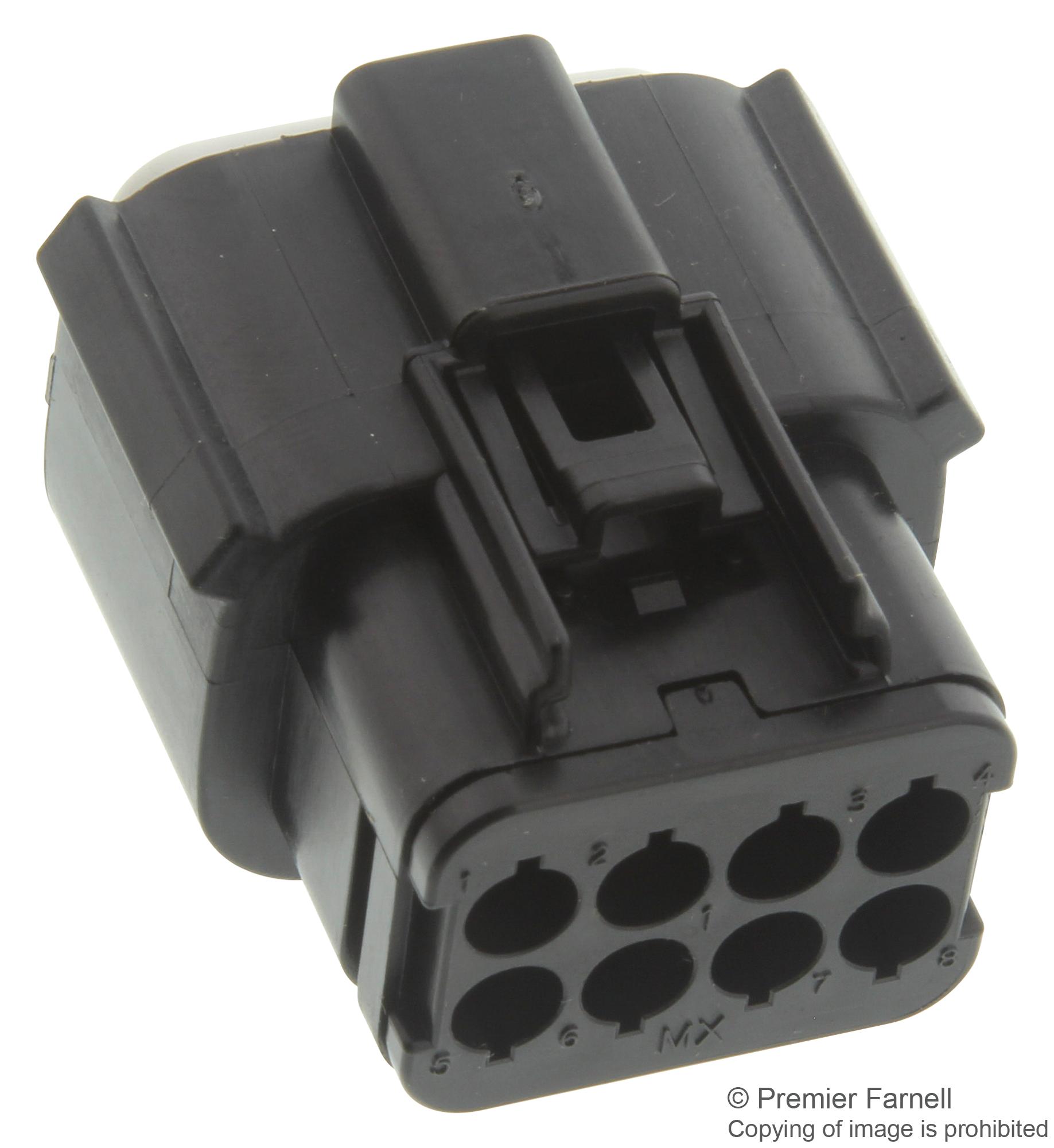 19418-0022 - Molex - Automotive Connector Housing, For 18-22 AWG Wire, MX150L 19418 Series
