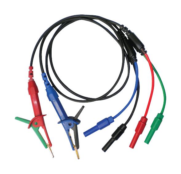 380565 - Extech Instruments - Test Lead Set, Kelvin Clip, Banana Plug ...